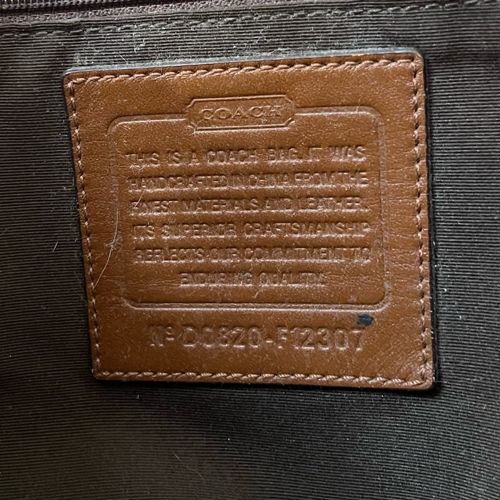 Coach Mini Soho Signature Hobo Shoulder Purse - Gem